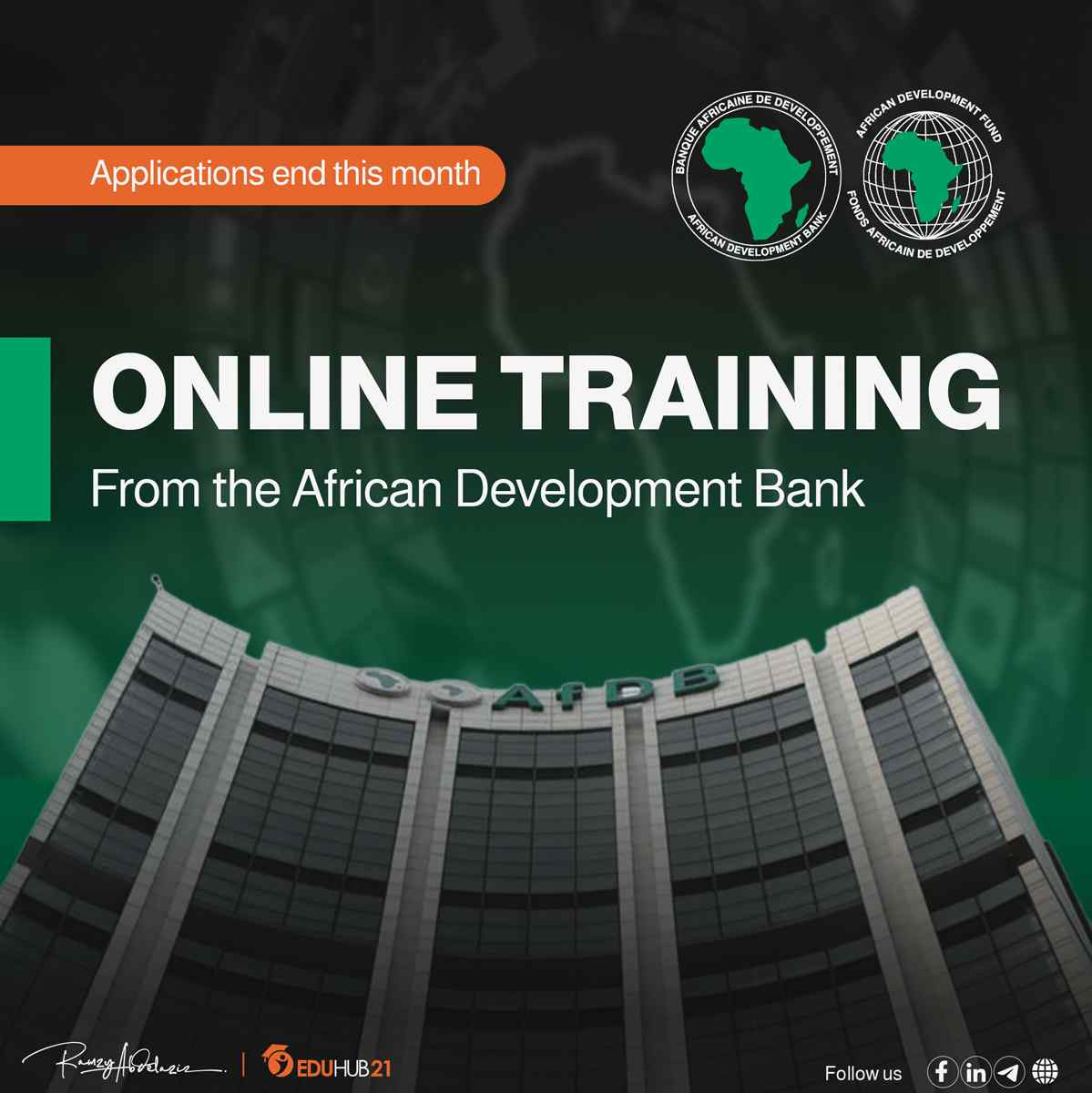 African Development Bank Paid Internship 2024 - Eduhub21