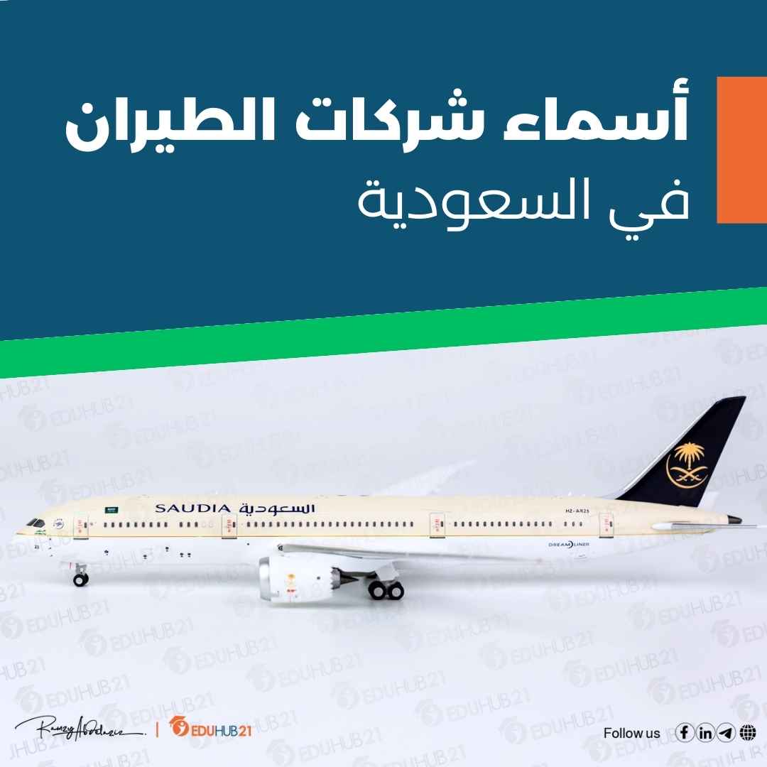 أسماء شركات الطيران في السعودية - Eduhub21