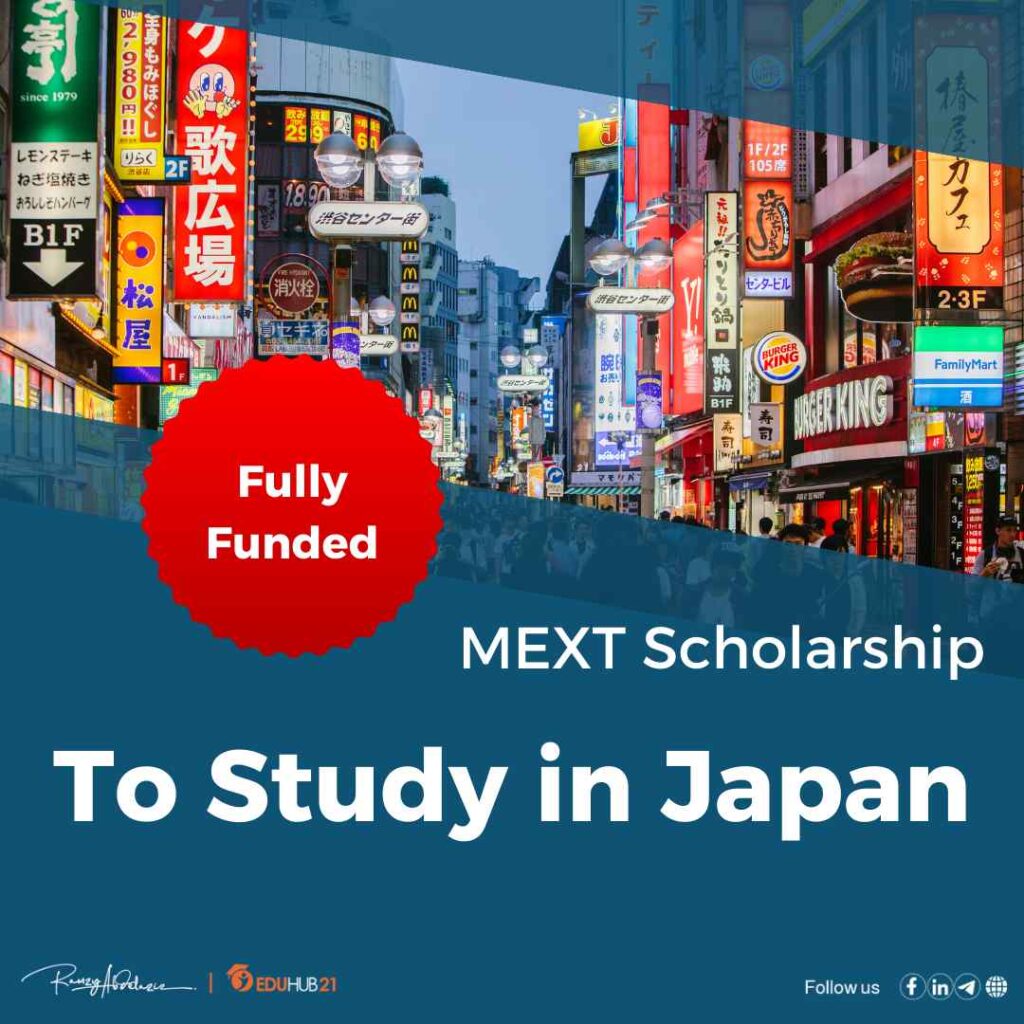 Japanese Government MEXT Scholarships for Graduate Students 2026 | Fully Funded - Eduhub21
