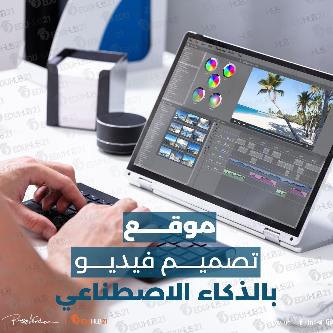 أفضل موقع تصميم فيديو بالذكاء الاصطناعي - Eduhub21