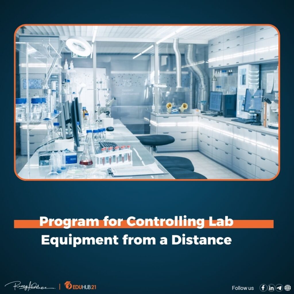 Program for Controlling Lab Equipment from a Distance - Eduhub21