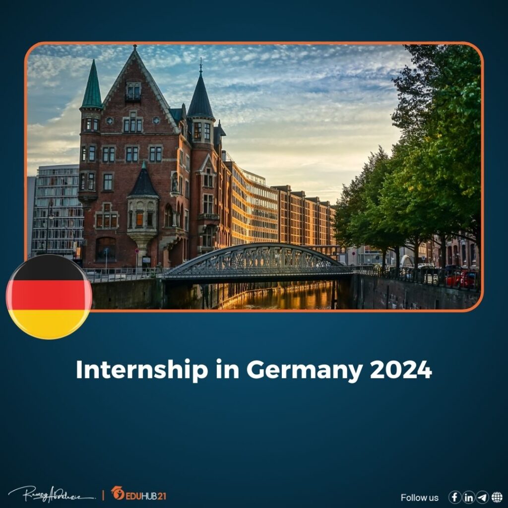Internship in Germany 2024 - Eduhub21