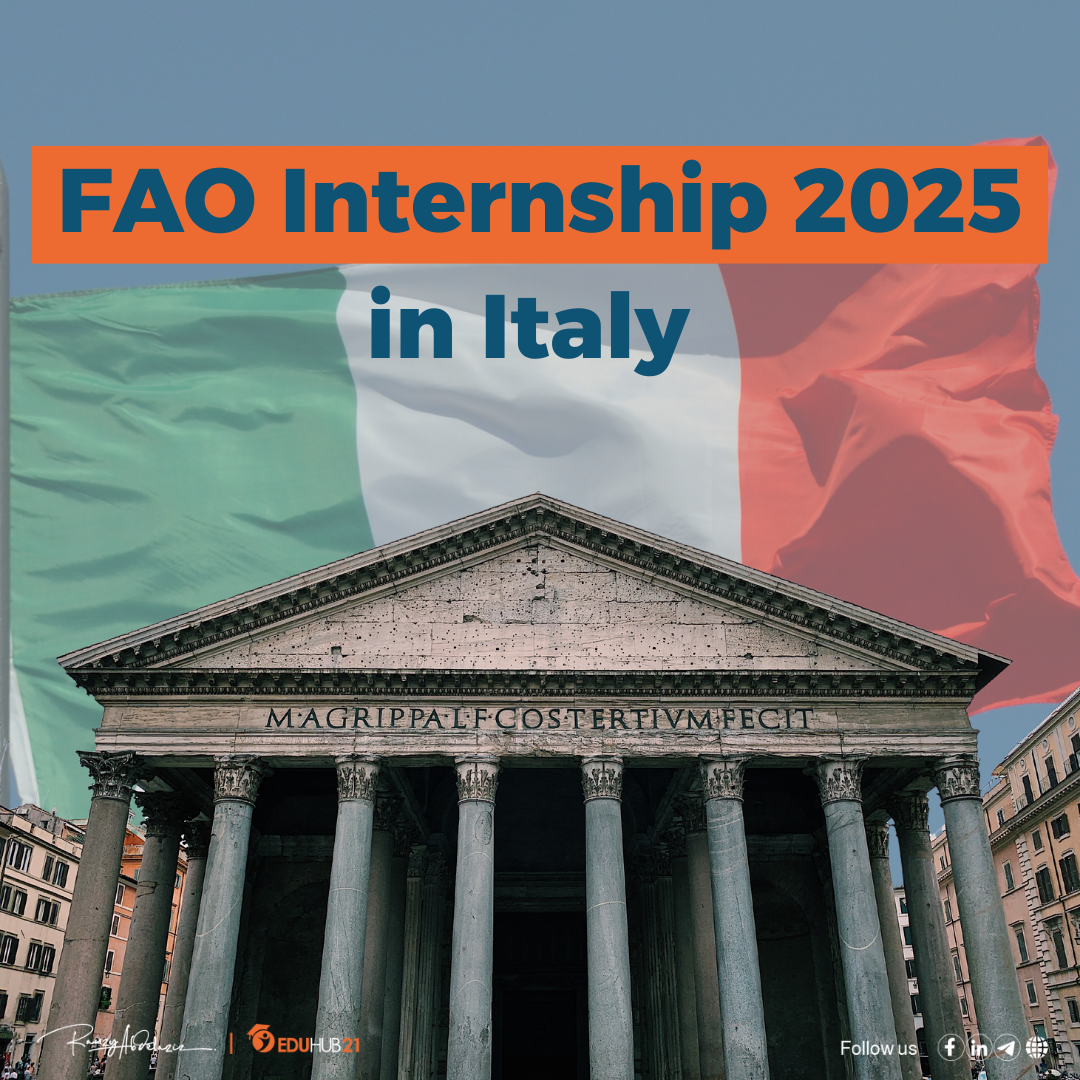 FAO Internship 2025 in Italy - Eduhub21